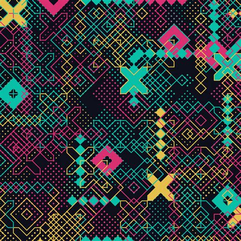 Geometric Shapes Creative Coding Pattern Art