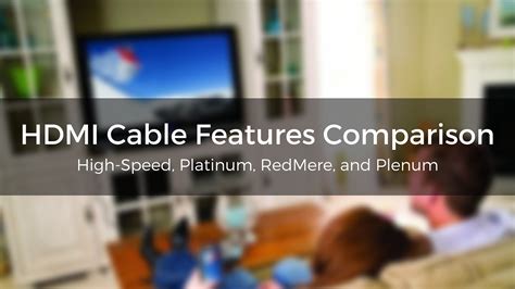 Hdmi Cable Features Comparison Firefold