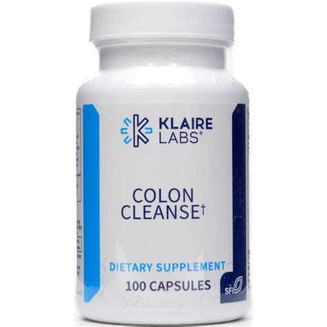 Colon Cleanse 100 Capsules By Klaire Labs Clinical Nutrition Centers