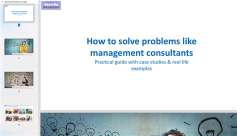 Management Consulting Approach To Problem Solving Eloquens
