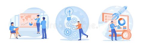 Business Innovation And Planning Illustration With Creative Strategies