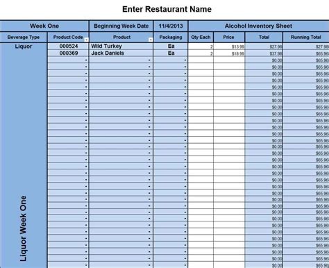 Fuel Inventory Management Spreadsheet And Inventory Layout To Beer