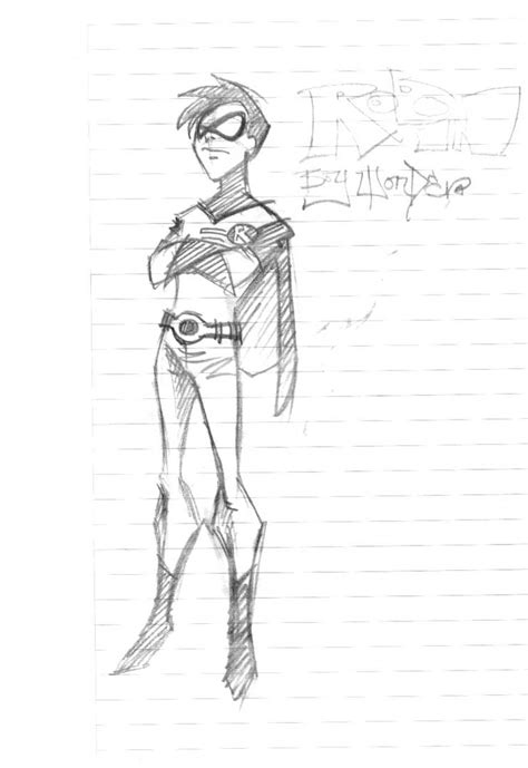 Robin Sketch By Splendidriver On Deviantart