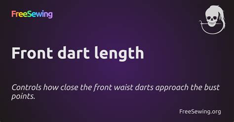 Front Dart Length