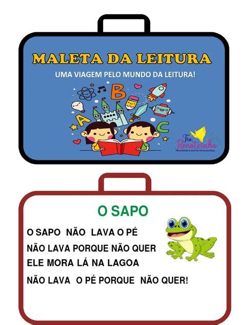Maleta Da Leitura Para Imprimir