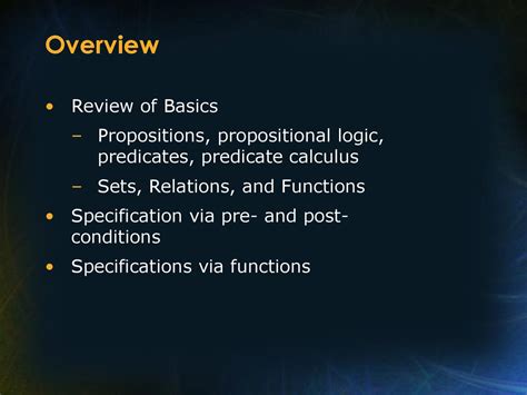 Formal Program Specification Ppt Download