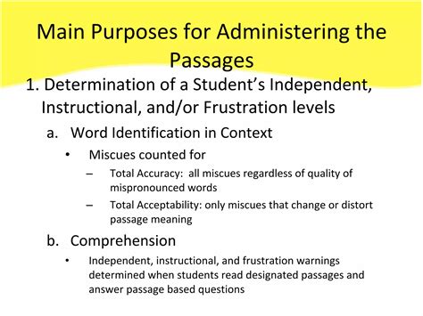 Administering The Qri4 Reading Inventory Ppt