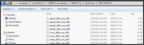 Extracting Edifact User Samples