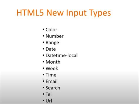 Sohaib Khan Software Engineer On Linkedin Html5 Inputtypes