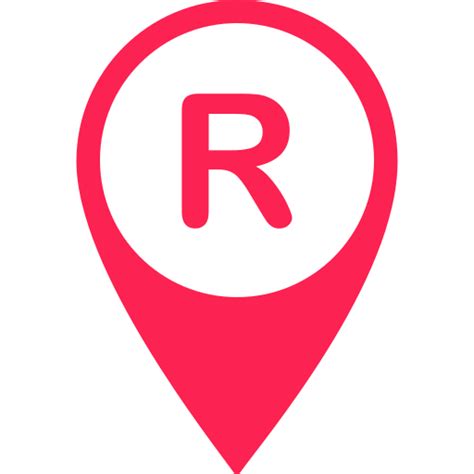 Letter R Generic Color Fill Icon