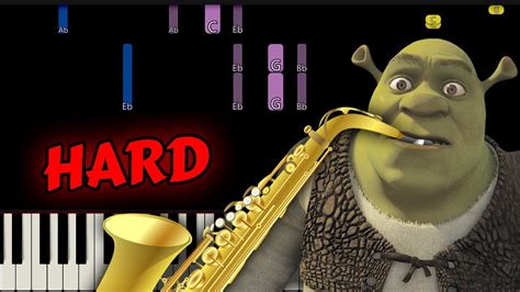 How To Play Shreksophone On Piano Youtube