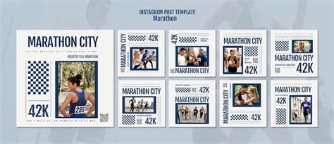 Marathon Instagram Post Psd High Quality Free Psd Templates For Download
