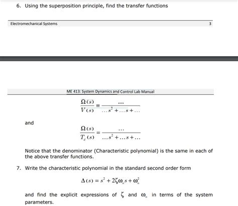 6 Using The Superposition Principle Find The