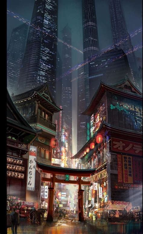 Japansk Konst Vägg Arkitektur