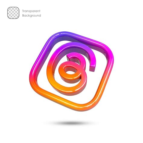 Premium Psd Thread Colourful Logo