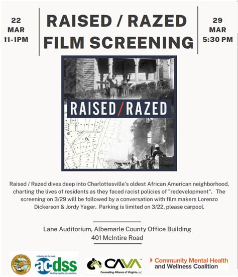 Laura Lattimer On Linkedin For Cville Friends Mark Your Calendars For Wednesday 3 22 And 3 29 To…