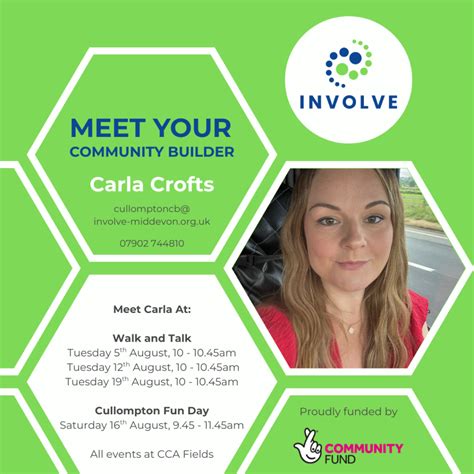 Meet Your Cullompton Community Builder • Involve