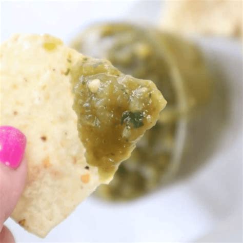 Abuelos Copycat Fresh Tomatillo Salsa Fork To Spoon