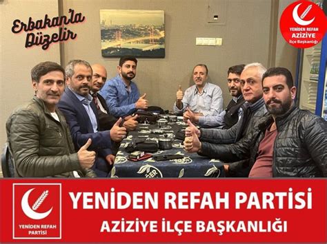 Aziziye İlçe Başkanımız Sayın Recep Turhan Bey Teşkilatıyla Birlikte Ilçe… Özkan Özdemİr