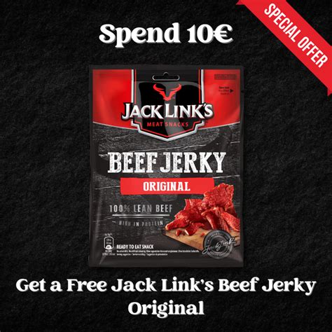 Special Jack Links Promotion Jerky Store Europe