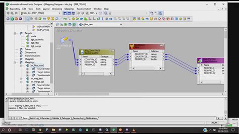 Informatica Power Center Filter Transformation Sql Table To Csv File Youtube