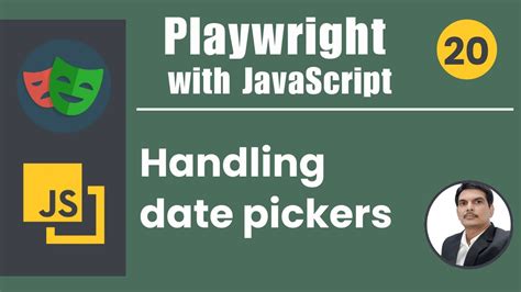 Playwright With Javascript How To Handle Date Pickerscalendars Part