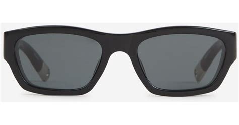 Jacquemus Les Lunettes Pilota Rectangular Sunglasses In Gray Lyst