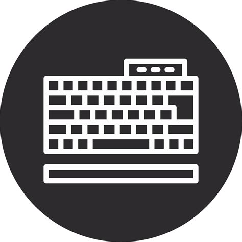 Keyboard Inverted Icon Vector Art At Vecteezy