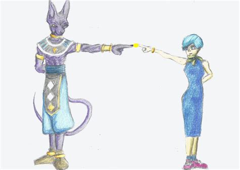 Bulma X Beerus By Kimarimonku On Deviantart