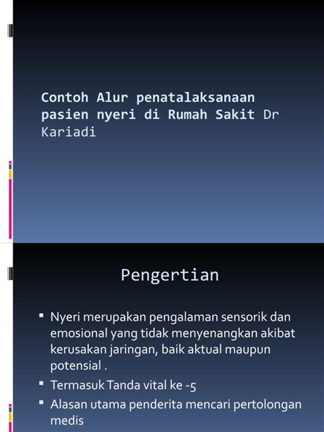 Materi Manajemen Nyeri Pdf