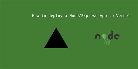 how to deploy a node express app to vercel dev community