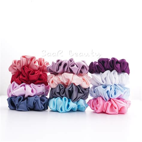 Shop Trendy Silk Satin Scrunchies Online Luxury Hair Accessories By