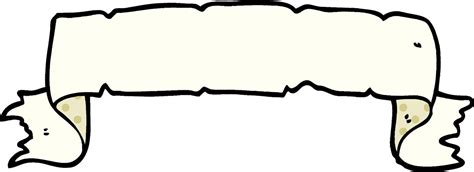 Cartoon Doodle Scroll Banner 12176670 Vector Art At Vecteezy