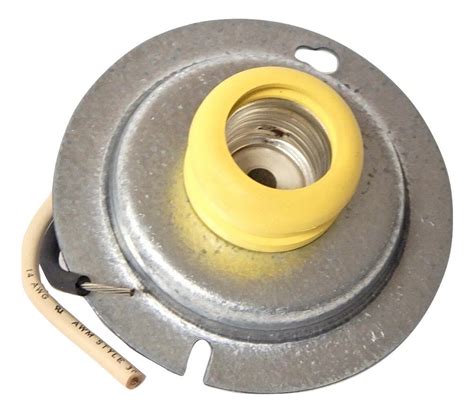 Woodhead 602 Watertite Pigtail Socket 660w 600v On 4 Metal Cover With