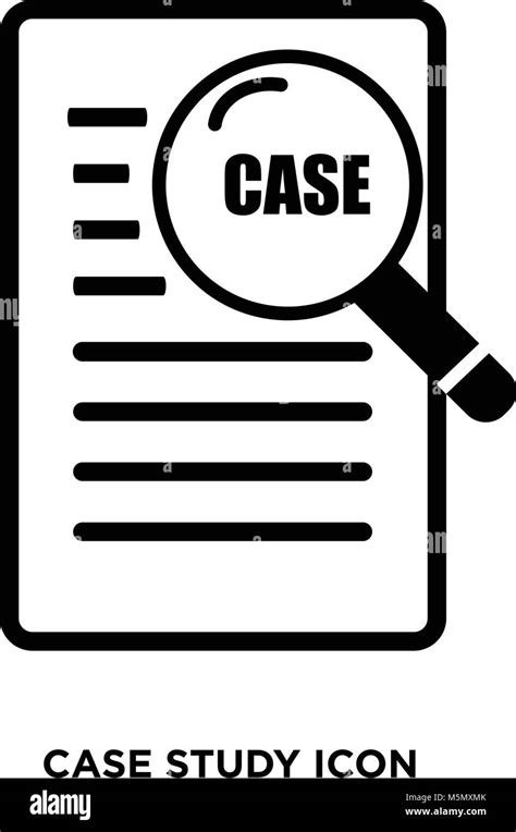 Case Study Icon Stock Vector Image And Art Alamy