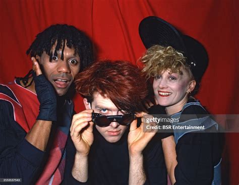 British Pop Group The Thompson Twins Members Tom Bailey Alannah