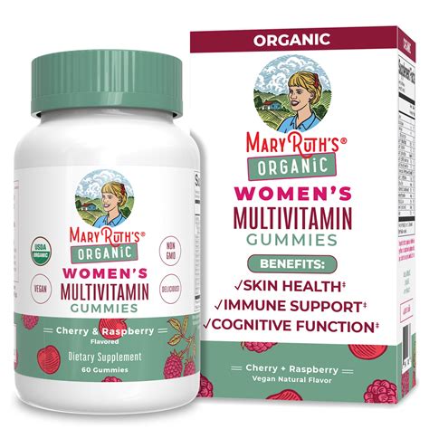 Organic Womens Multivitamin Gummies Maryruth Organics
