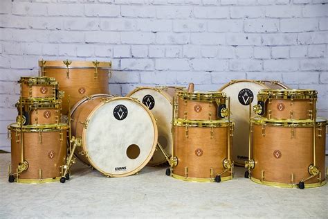 Fonz Lovelace 11 Piece 100 Maple Kit Vertical Drum Co Drums For