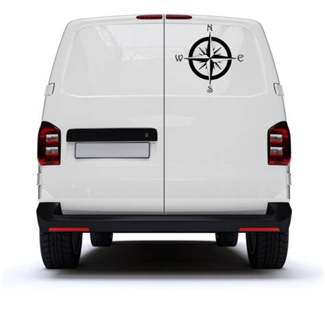 Vw Compass Van Decals Camper Decals Van Life Hippie Van Campervan