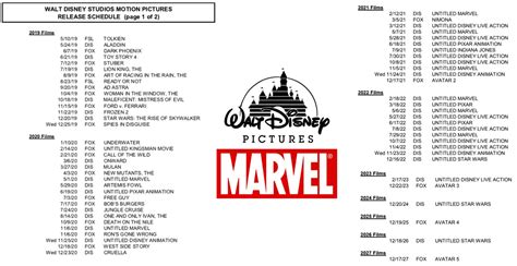 Disney Movie Schedule 60 Photos Moonagedaydreamfilm