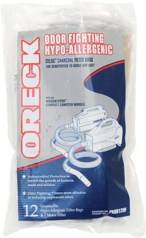 Oreck Odor Fighting Hypo Allergenic Pkbb12of Handheld Vacuum Cleaner