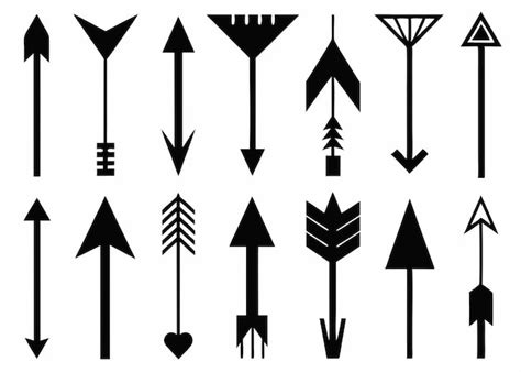 A Collection Of Arrows And Arrows With Different Designs Premium Ai Generated Vector