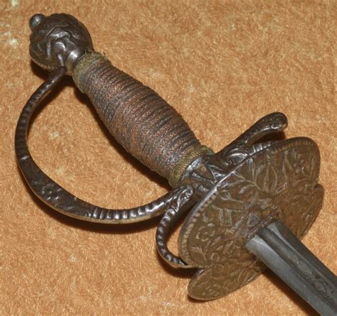 german Transitional Rapier Smallsword Late 17th C Antique Weapon Store