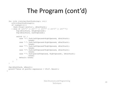 Data Structures And Programming Techniques Ppt Download