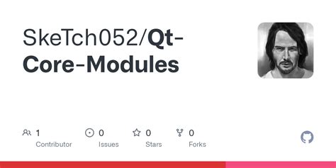 Github Sketch052qt Core Modules