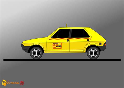 Fe0298 Fiat Ritmo Taxi Minimodel Web