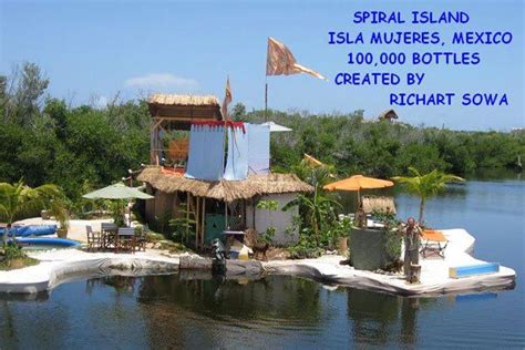 Gentleman Lives On Floating Plastic Bottle Island Home Floating House