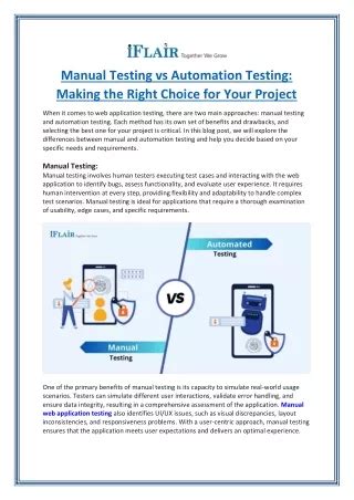PPT Manual Testing Vs Automation Testing PowerPoint Presentation Free Download ID 12250656