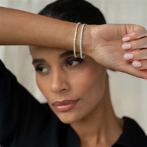 Tennis Bracelet Silver Zilla Linjer Jewelry