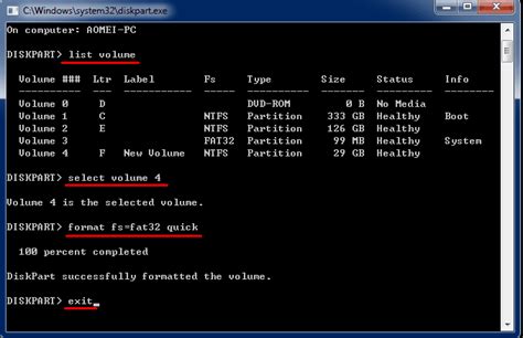 Diskpart Format Disk Partition In Windows 11 10 8 7
